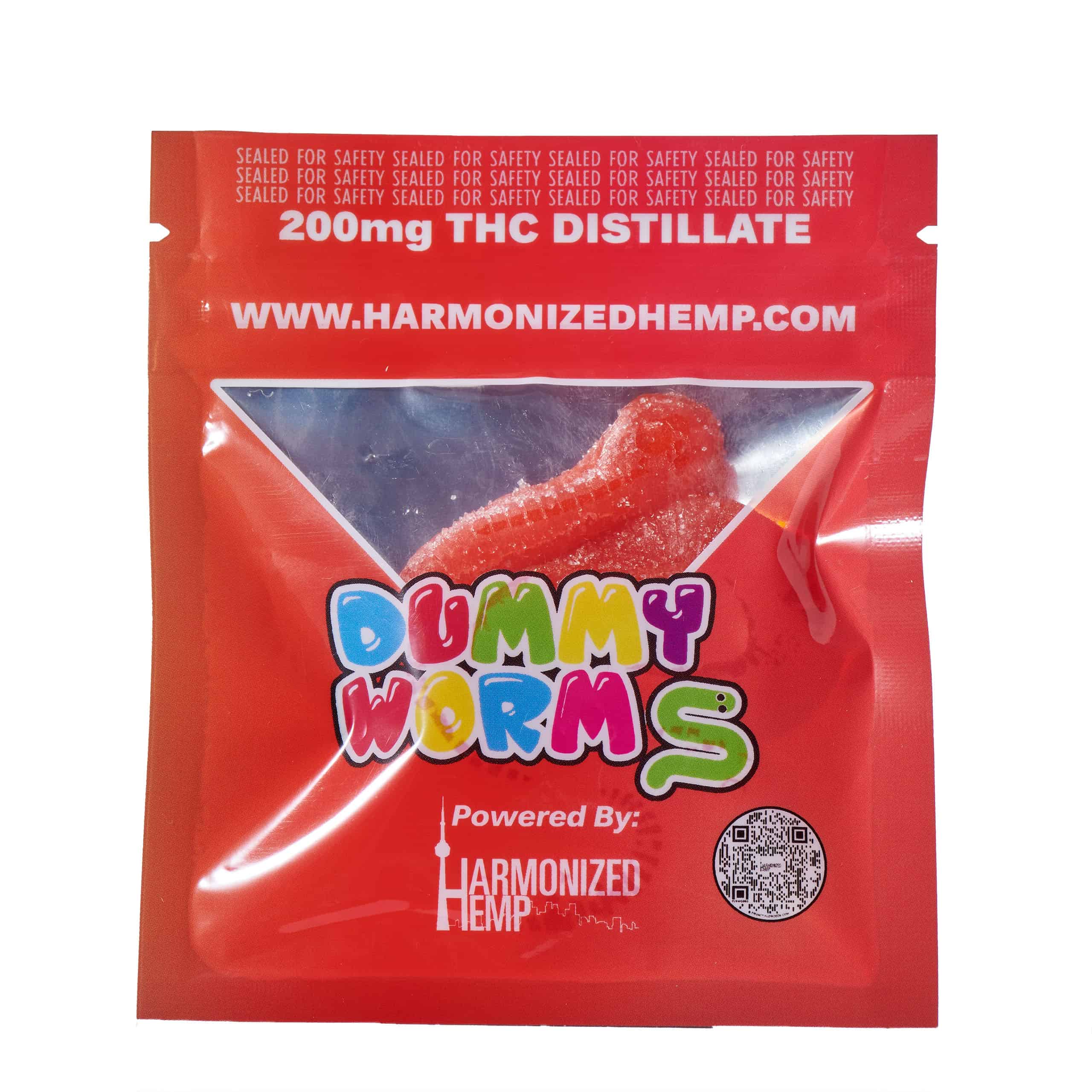 THC DUMMY WORMS – Cherry – Canna Trust Delivery Service