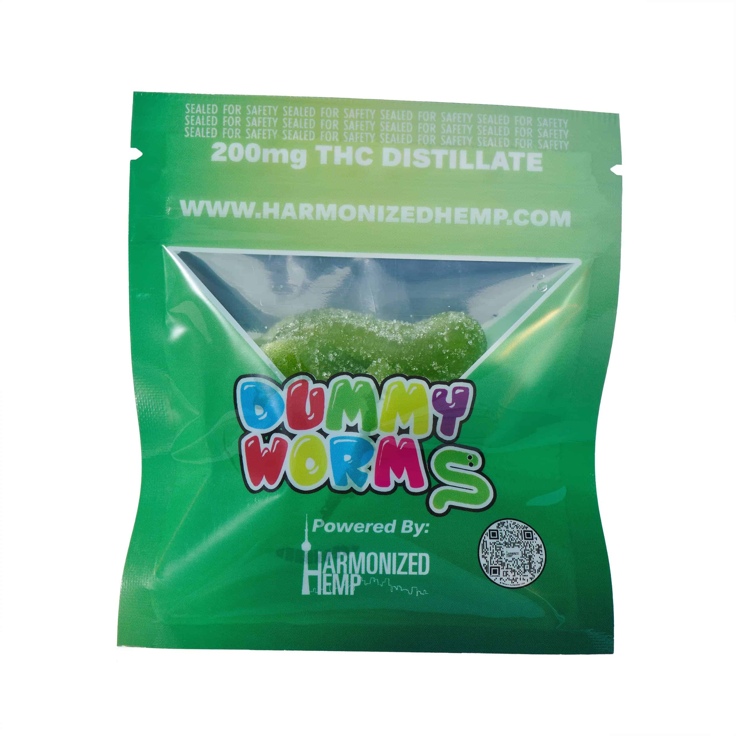 THC DUMMY WORMS – Green Apple – Canna Trust Delivery Service