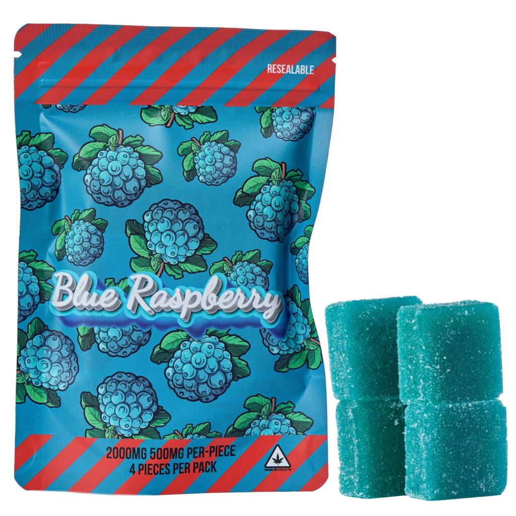 SUPER STRENGTH 2000MG GUMMY – Blue Raspberry – Canna Trust Delivery Service